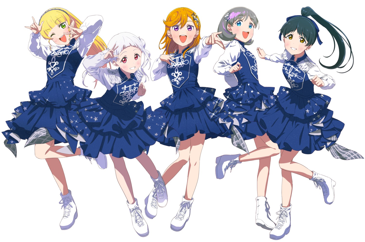 love live! (series) love live! superstar!! arashi chisato hazuki ren heanna sumire shibuya kanon ...